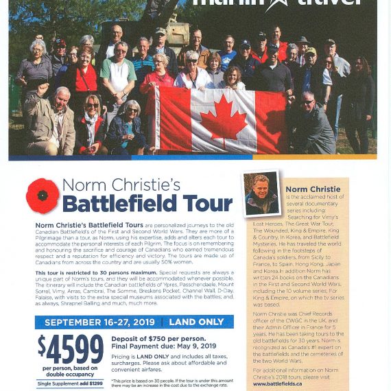 Canadian Battlefield Tours of WW 1 and 2 Battlefields | Battlefields.ca